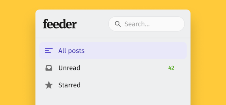 Search - Feeder Help